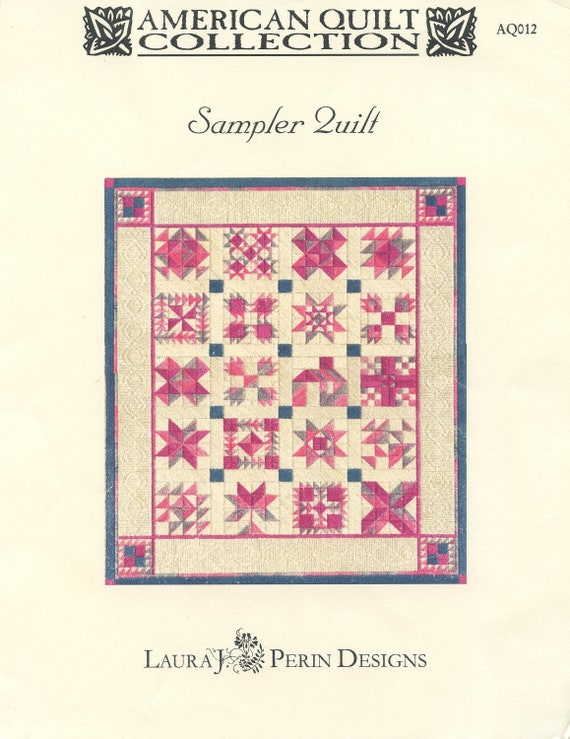 Laura J. Perin Designs Needlepoint Sampler Quilt Pattern - Etsy