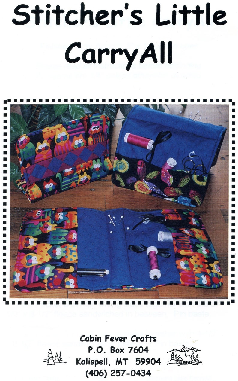 Stitcher's Little Carry All - Pattern - Etsy