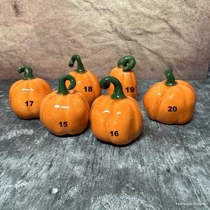 Handmade Ceramic Pumpkin: Mini Fall Harvest Decor - Etsy