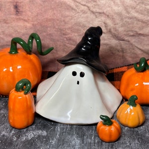 Handmade Ceramic Pumpkin: Mini Fall Harvest Decor - Etsy