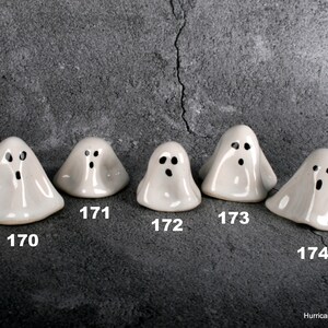 Mini Ghost Figurine Handmade of Durable Ceramic Pottery. | Etsy