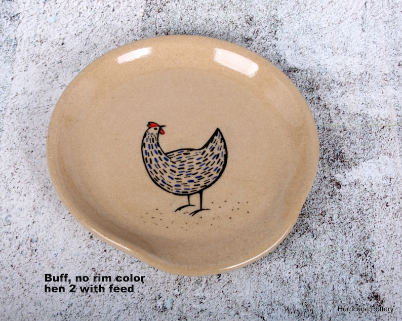 Chicken Hen Spoon Rest for Coffee or Teaspoon Ceramic - Etsy