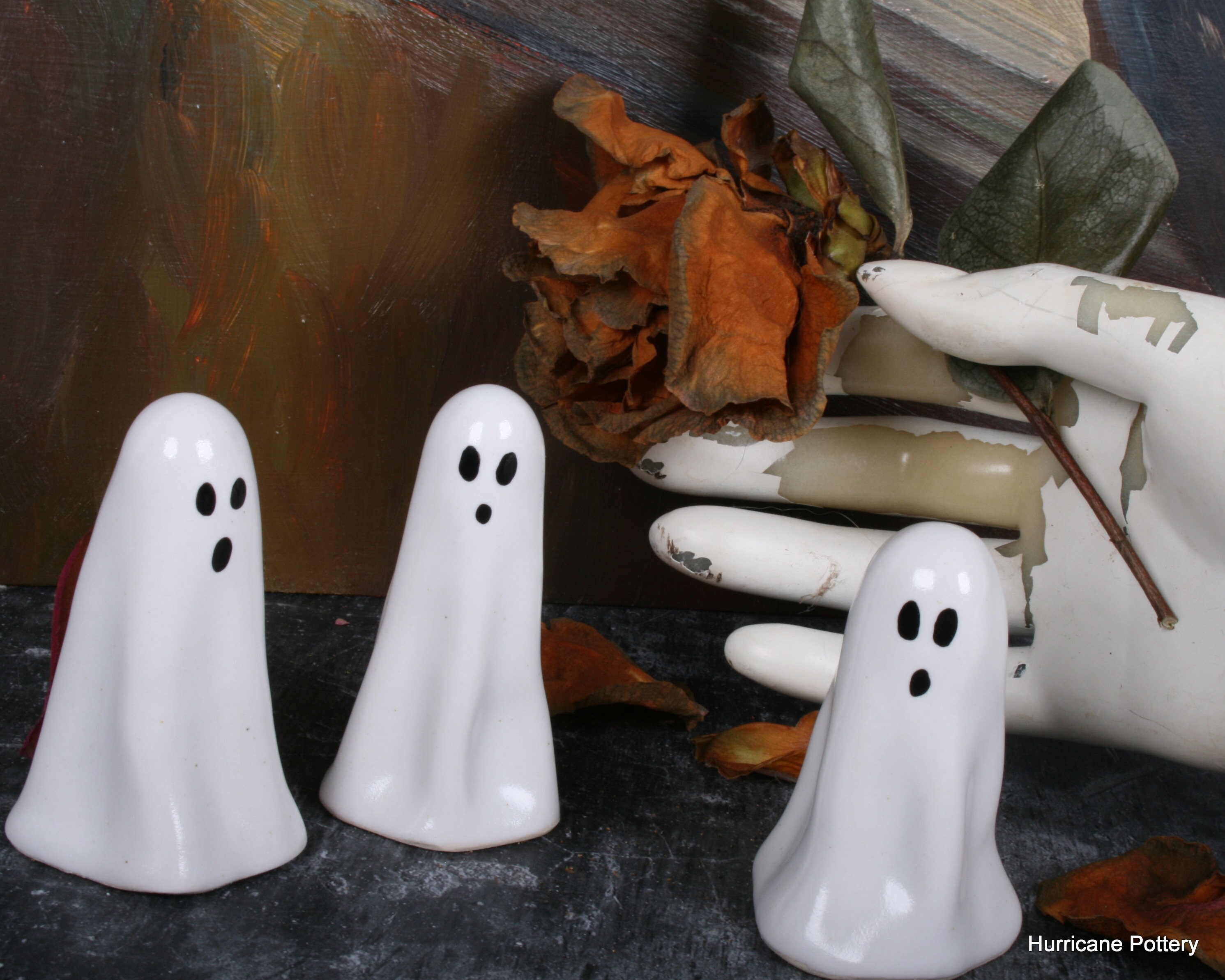 Home & Living handmade ceramic ghost Ornaments Home Décor etna.com.pe