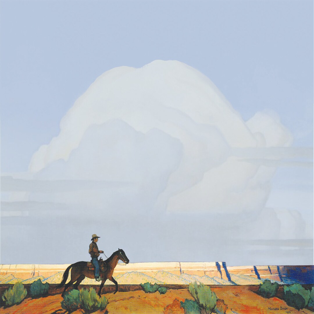Western Flat Note Cards With Russell and Dixon - Etsy