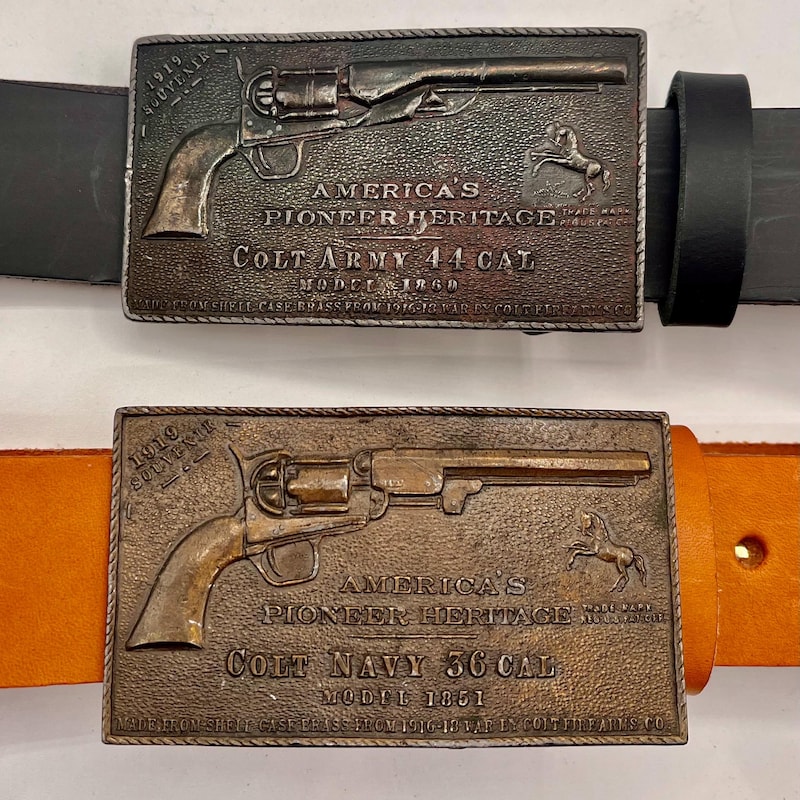 Vintage Colt Belt Buckle - Etsy