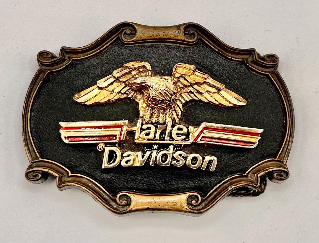 Rare ! Vintage Harley Davidson Buckle by Raintree, Including Custom ...