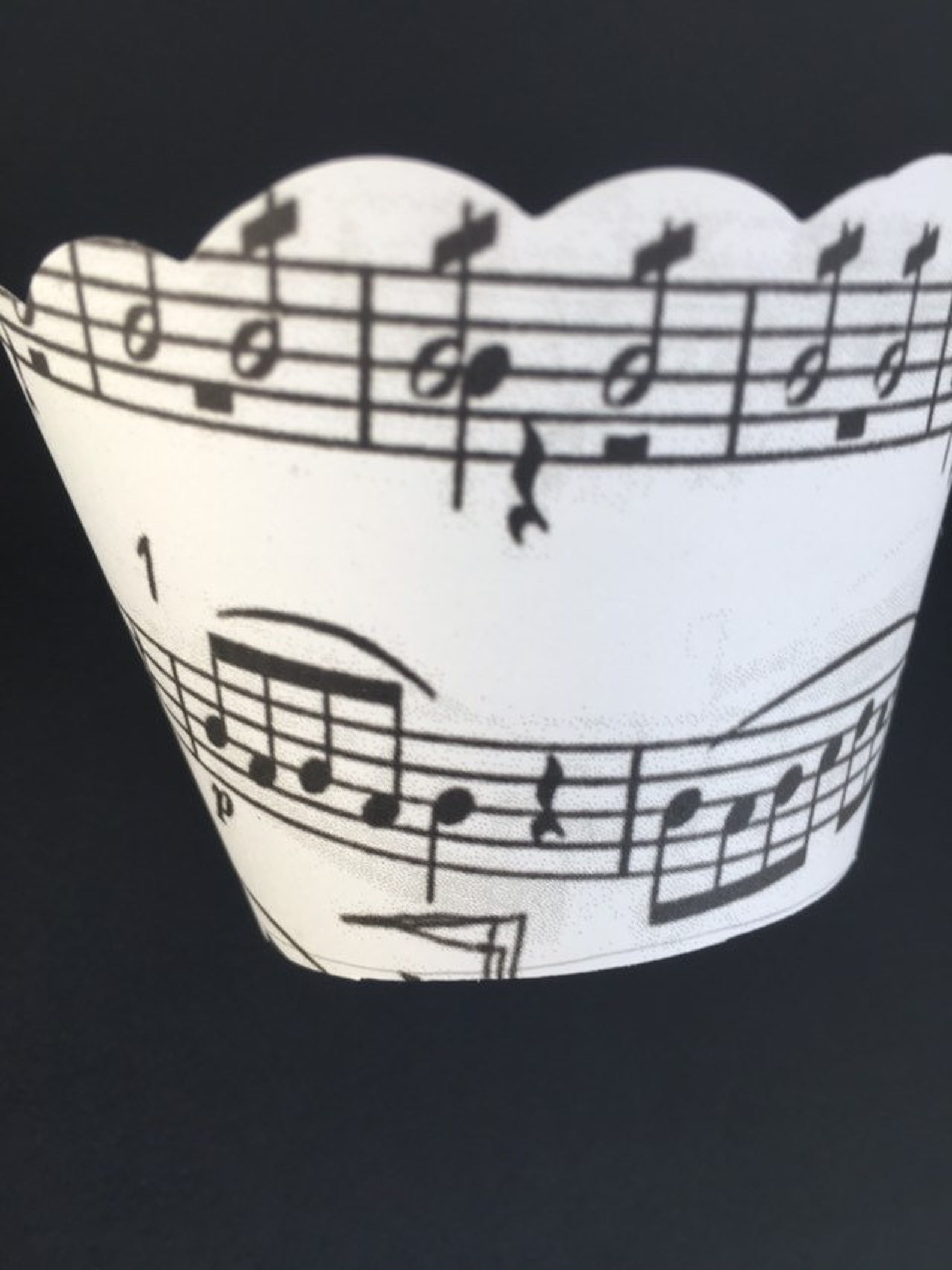 Music Cupcake Wrappers Musical Notes | Etsy