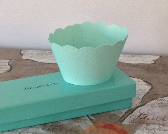 Tiffany Blue Cupcake Wrappers - Etsy