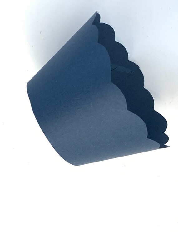 Navy Blue Cupcake Wrappers SALE Dark Blue Weddings - Etsy