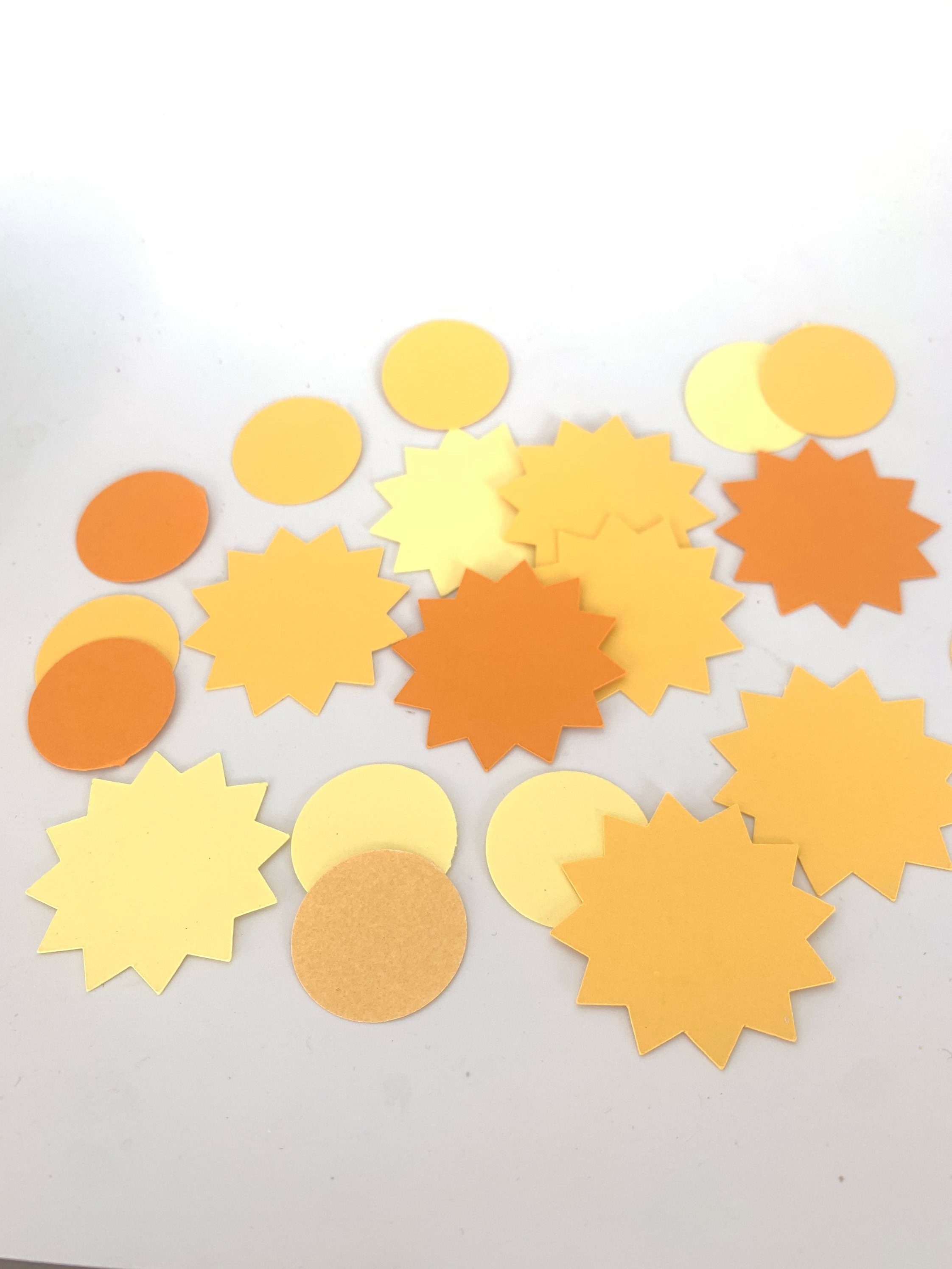 Sunshine Confetti Custom Colors Baby Shower Birthday - Etsy