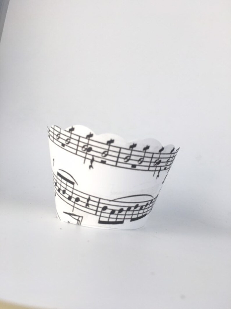 Music Cupcake Wrappers Musical Notes - Etsy