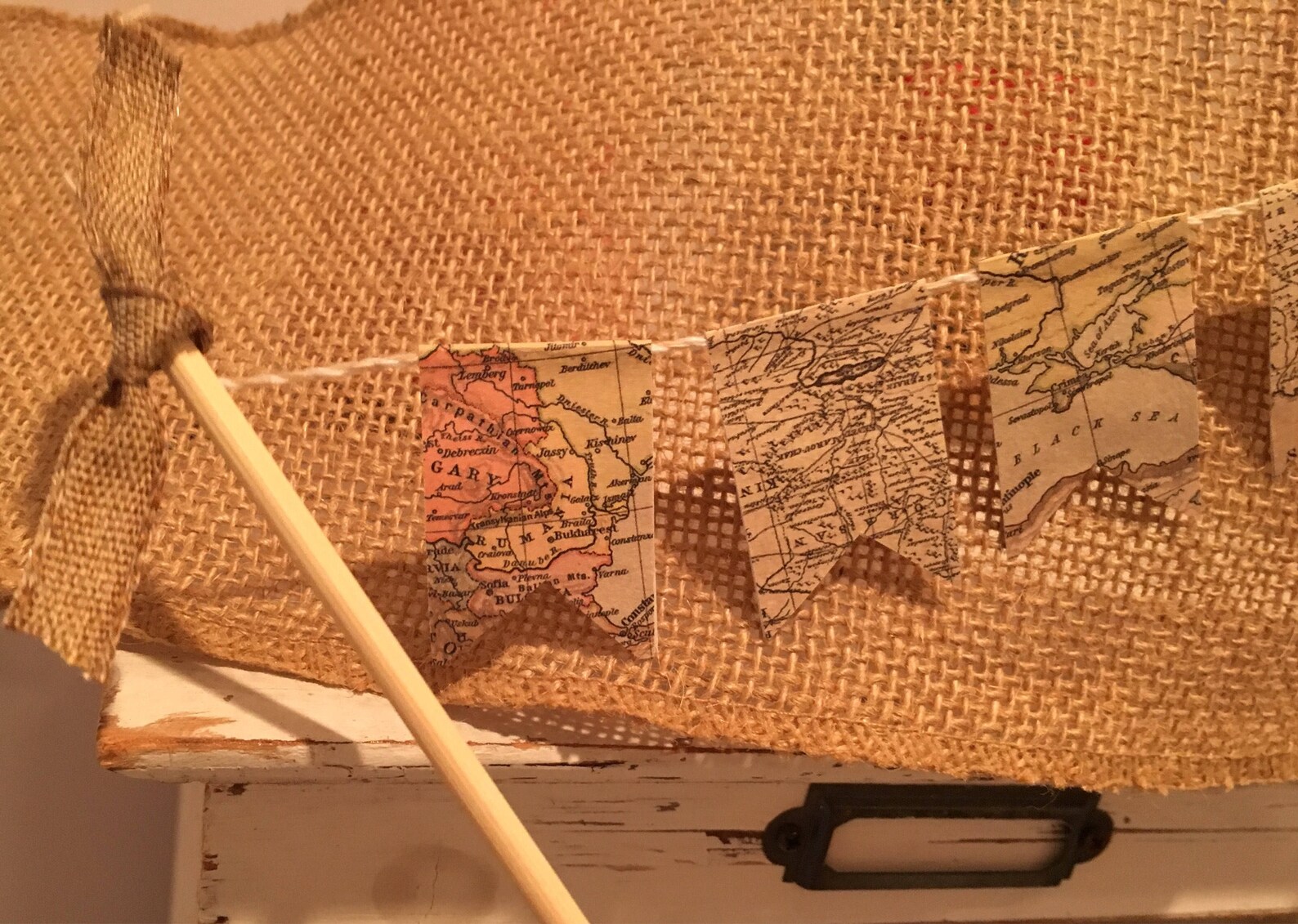 Vintage Map Cake Topper Adventure Travel Theme Wanderlust | Etsy