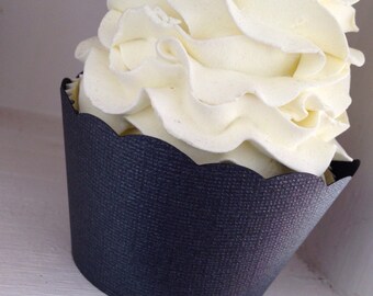 Black Tuxedo Cupcake Wrappers Set of 12 Wedding/engagement - Etsy