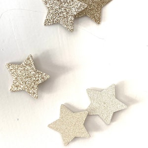 Shimmer Star Garland: Silver and Gold Holiday Decor - Etsy