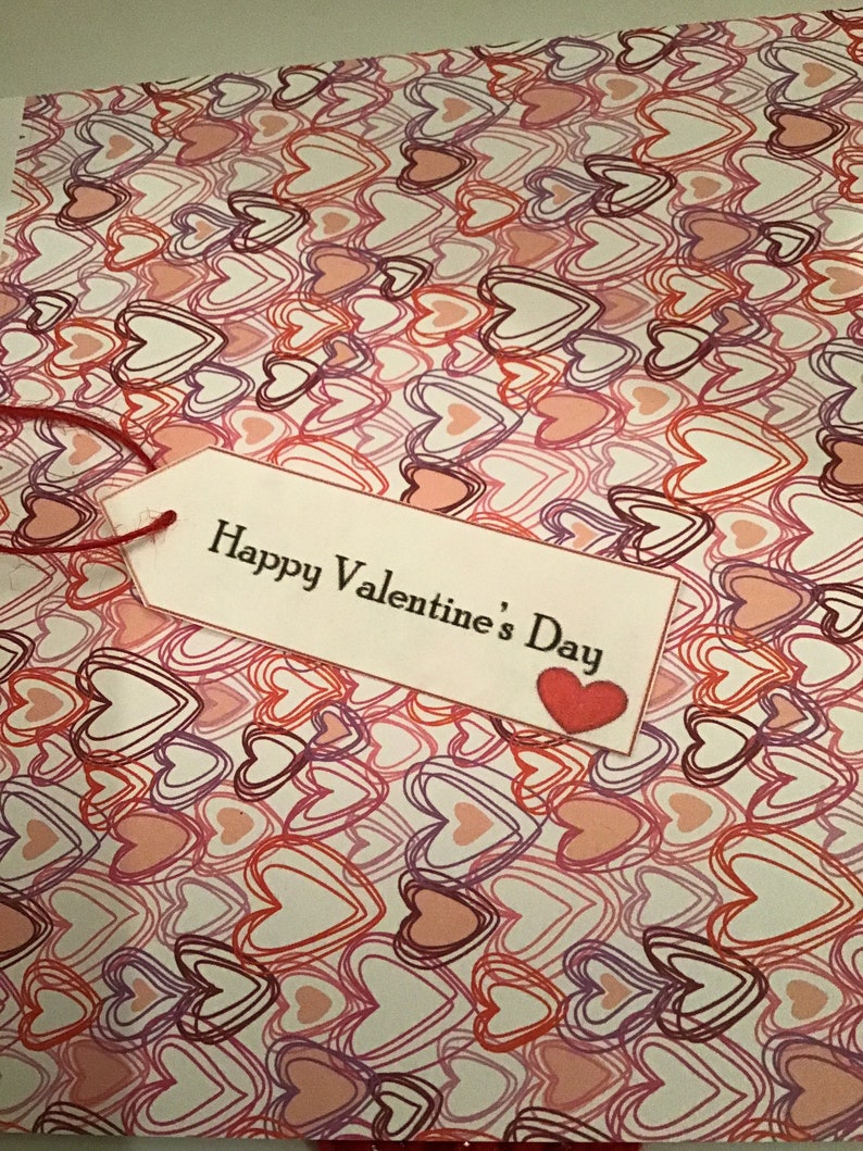 Happy Valentines Day Printable Treat Tags Valentine Gift Tag - Etsy