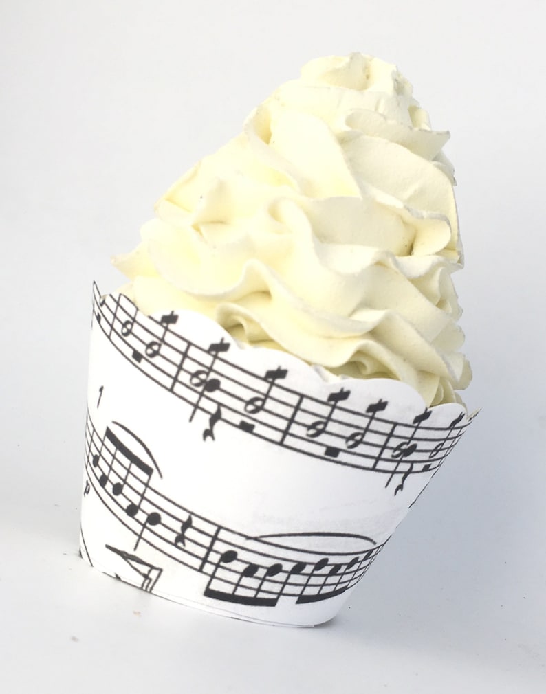 Music Cupcake Wrappers Musical Notes - Etsy