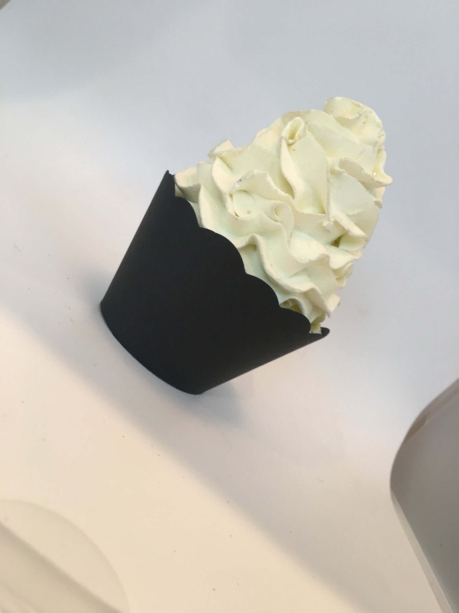 Black Cupcake Wrappers Textured or Smooth Finish - Etsy UK