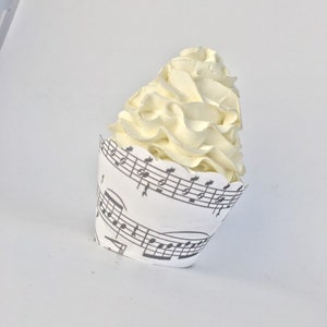 Music Cupcake Wrappers, Musical Notes - Etsy