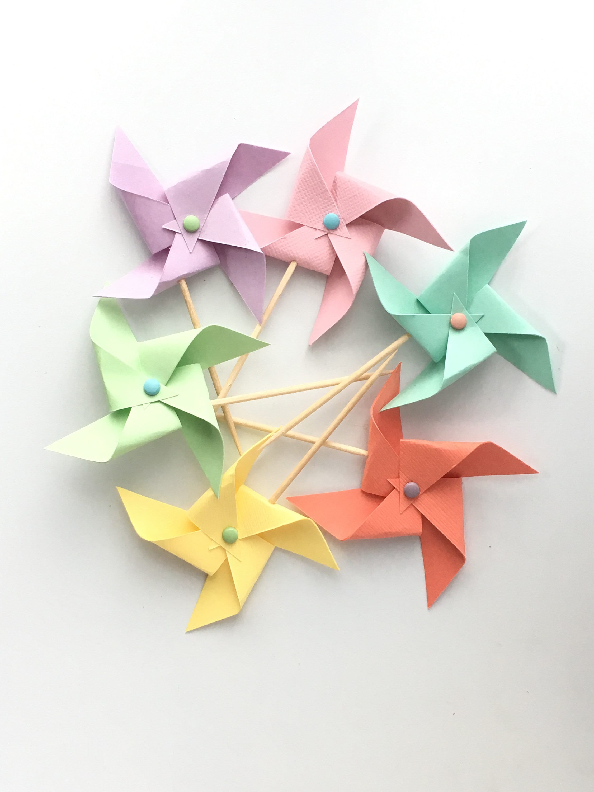 Pastel Cupcake Pinwheels, Cupcake and Cake Decor - Etsy