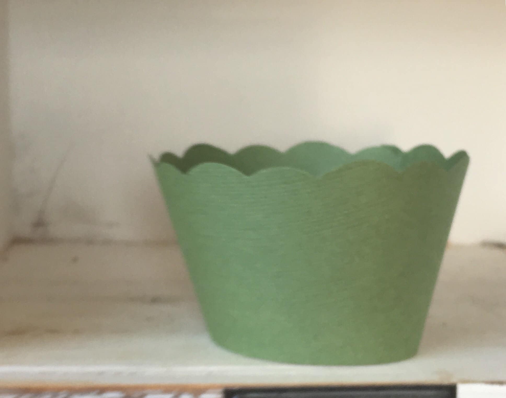 Sage Green Cupcake Wrappers, Textured Finish, Flat Finish - Etsy