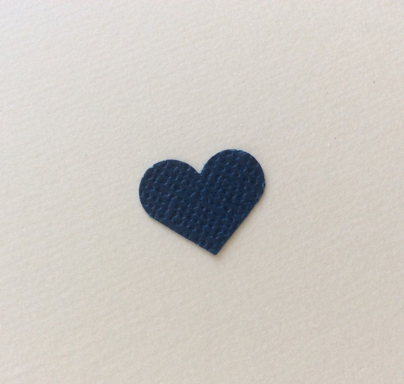 Navy Blue Confetti Heart Confetti | Etsy