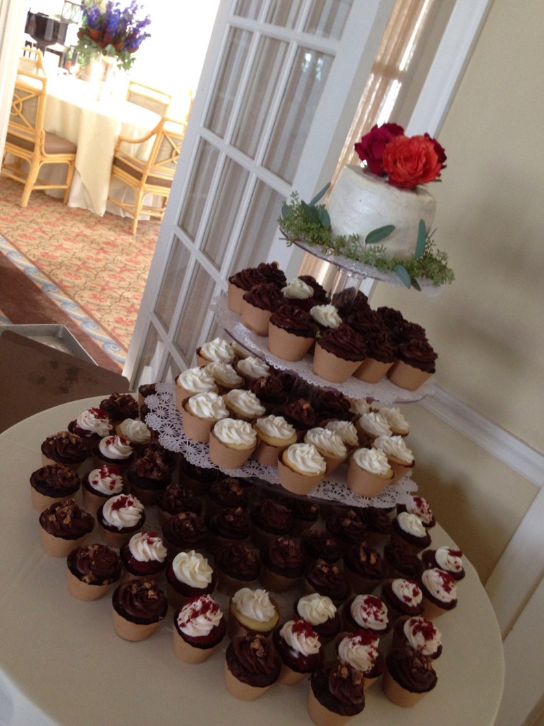 Kraft Cupcake Wrappers Rustic Weddings - Etsy