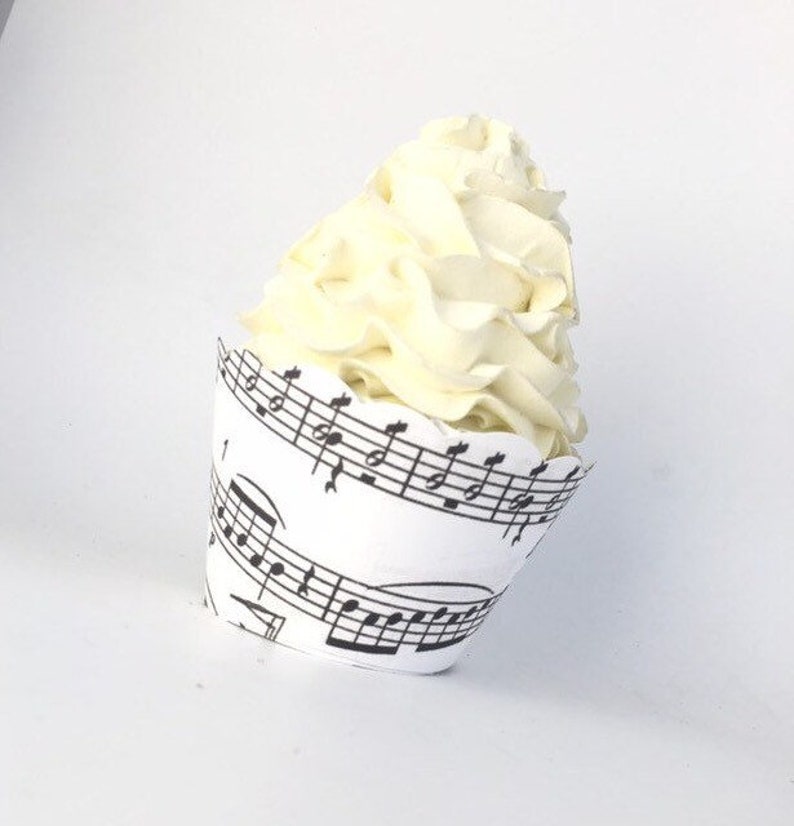 Music Cupcake Wrappers Musical Notes - Etsy