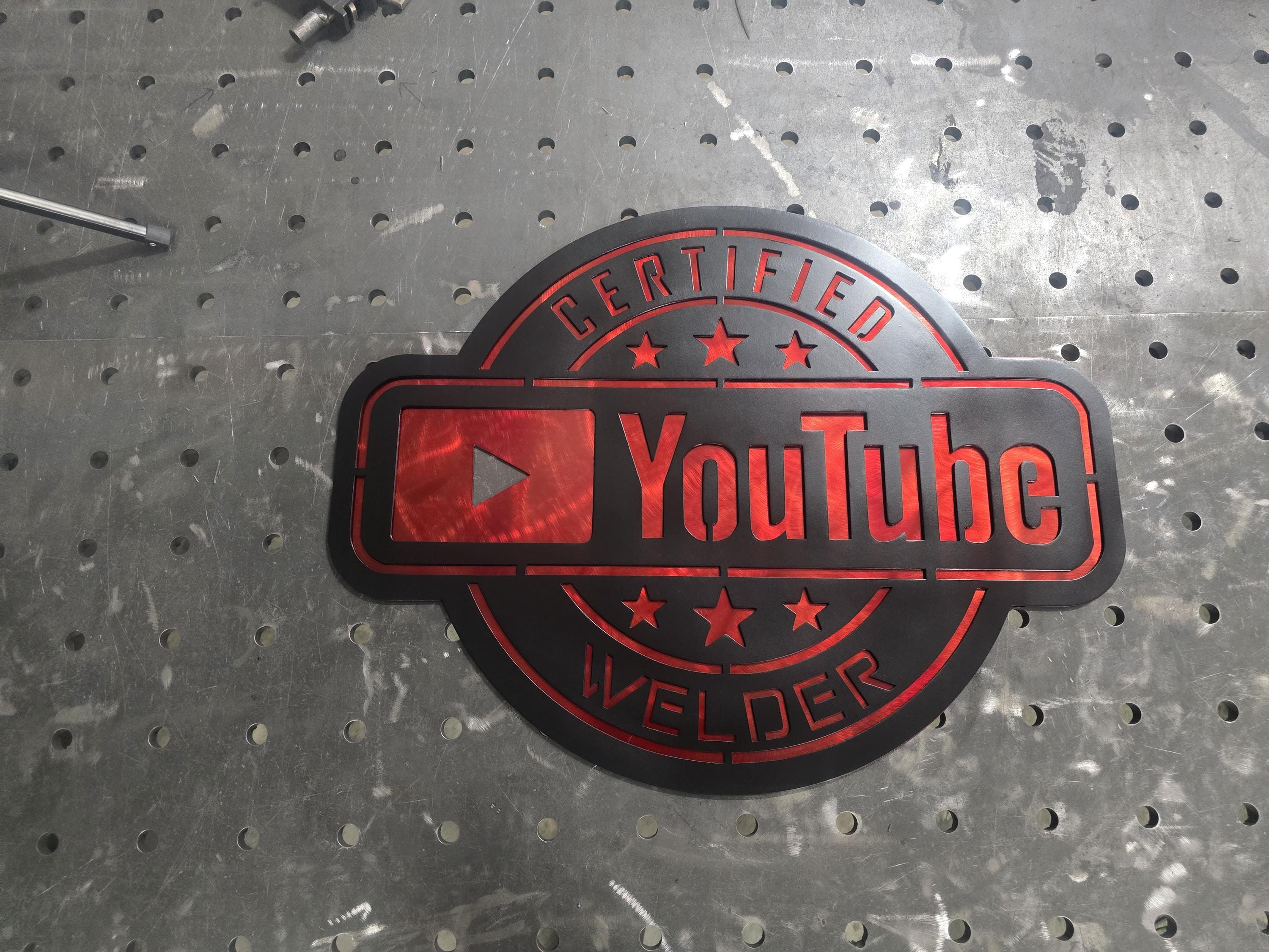 YOUTUBE CERTIFIED SIGN - Etsy