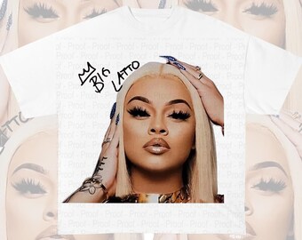 Latto Big Mama Graphic T-shirt Female Rapper Phone Grill Design Tee - Etsy