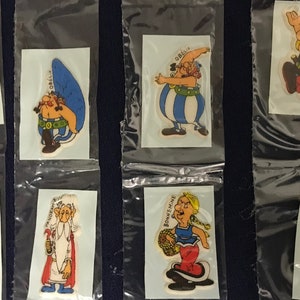 1000 ASTERIX Puffy Stickers - 1978 Vintage - 100 Strips of 10 Different ...