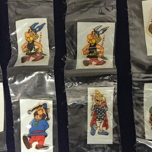 1000 ASTERIX Puffy Stickers - 1978 Vintage - 100 Strips of 10 Different ...