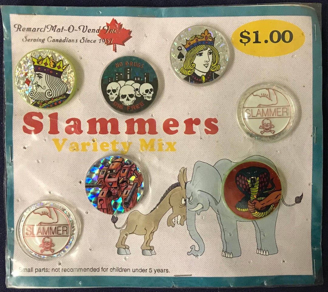 POGS Pog Slammer Capsule Vending Machine Sign 1990s Vintage - Etsy
