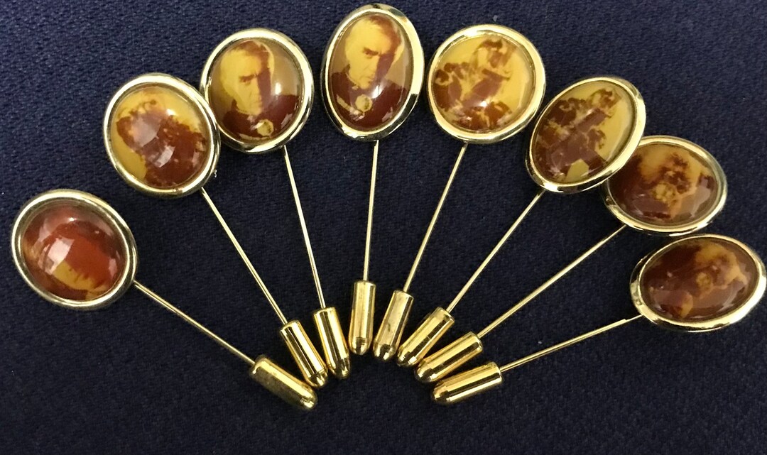 Battlestar Galactica Stick Pin Set 1978 8 Different Pins Starbuck Cylon ...