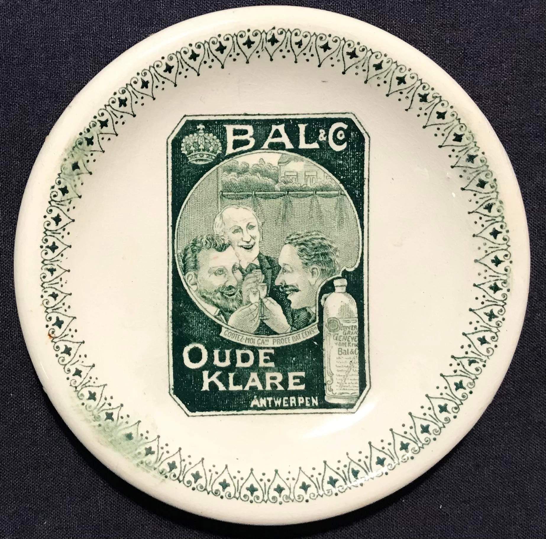 Boch Freres Tip Tray Bal & Co Oude Klare Antwerpen Coaster Antique ...