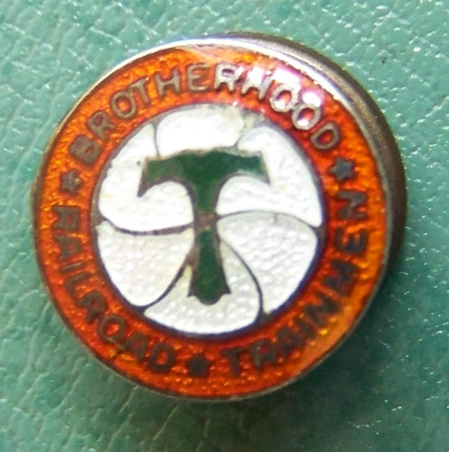 Brotherhood of Railroad Trainmen Enameled Pin Vintage Railway ...