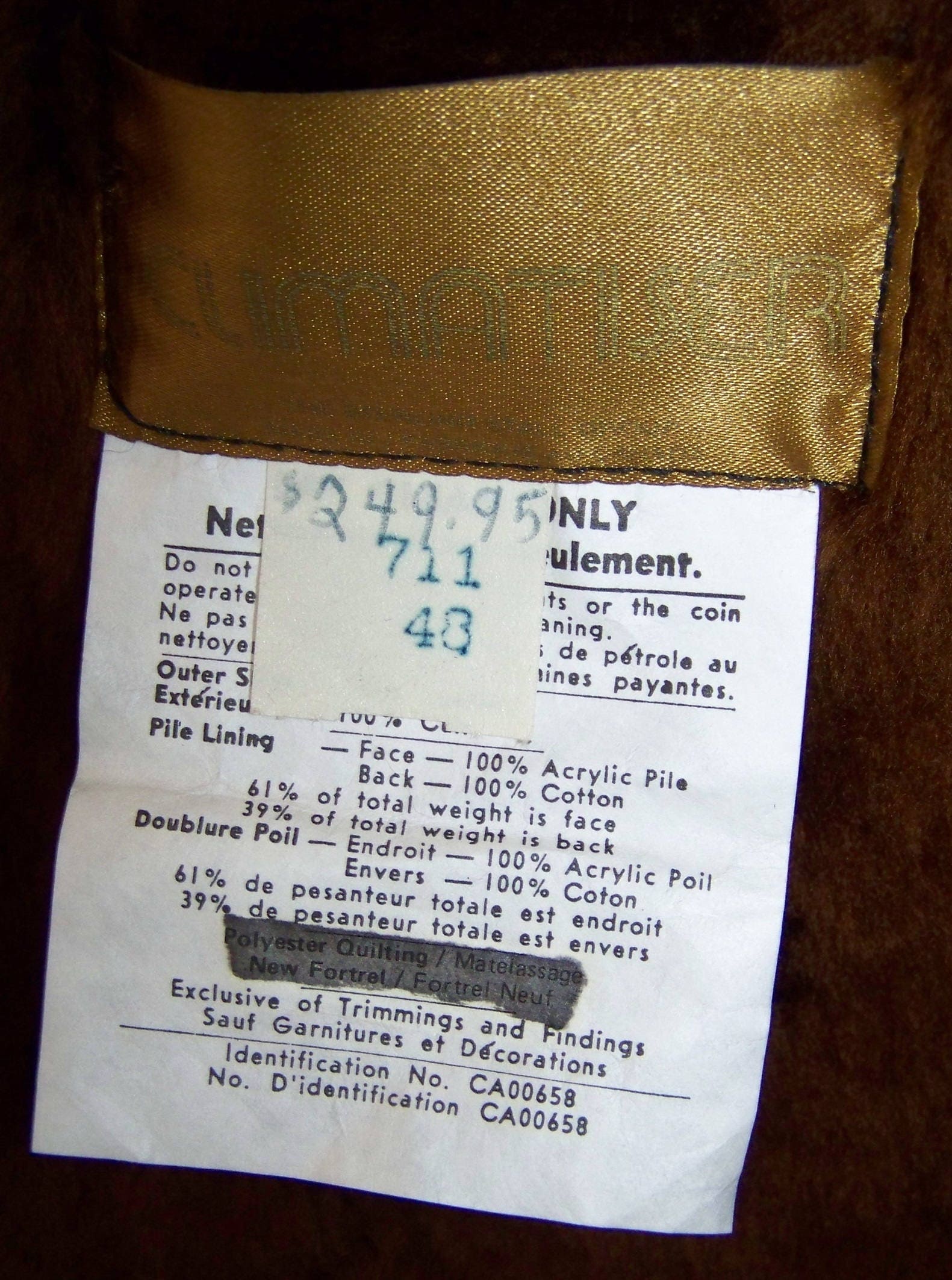 Leather Jacket Coat NOS 1970s Red-brown Car Pimp Jacket Size 48 ...