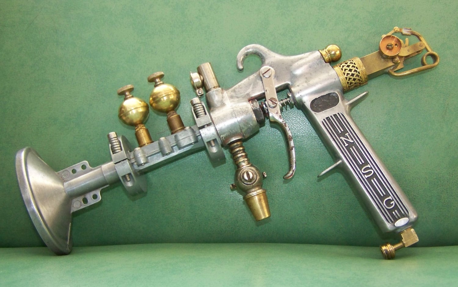 Steampunk Pistol Neutron Splitter Gun OOAK Sculpture Prop Cosplay RAY ...
