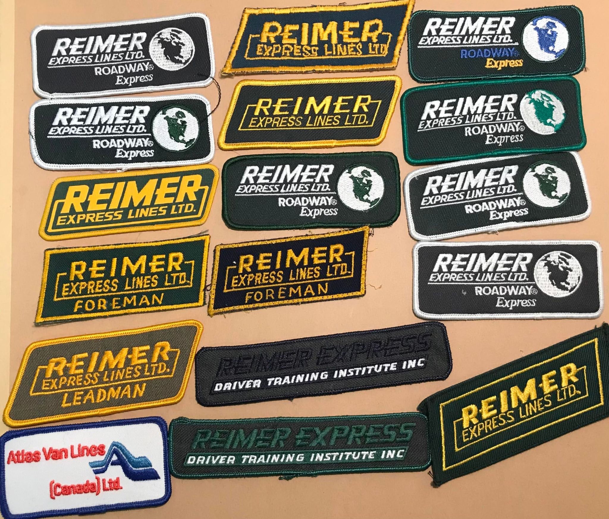 PATCHES 76 Dif NOS Uniform Trucker Cap Advertising Mainly Trucking ...