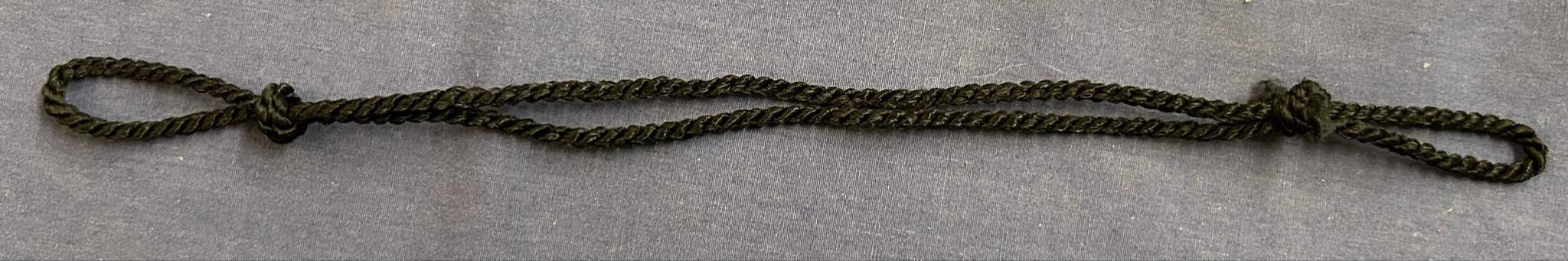 CAP Hat Chin Strap NOS Twisted String Black Front Strap for Band ...