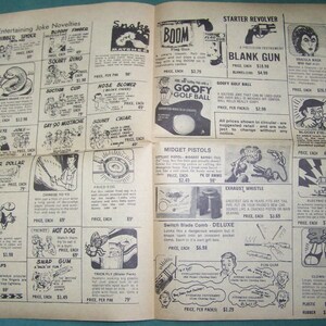 Joke Novelties Flyer Catalog 1960s/70s - Vintage Advertising Catalogue ...
