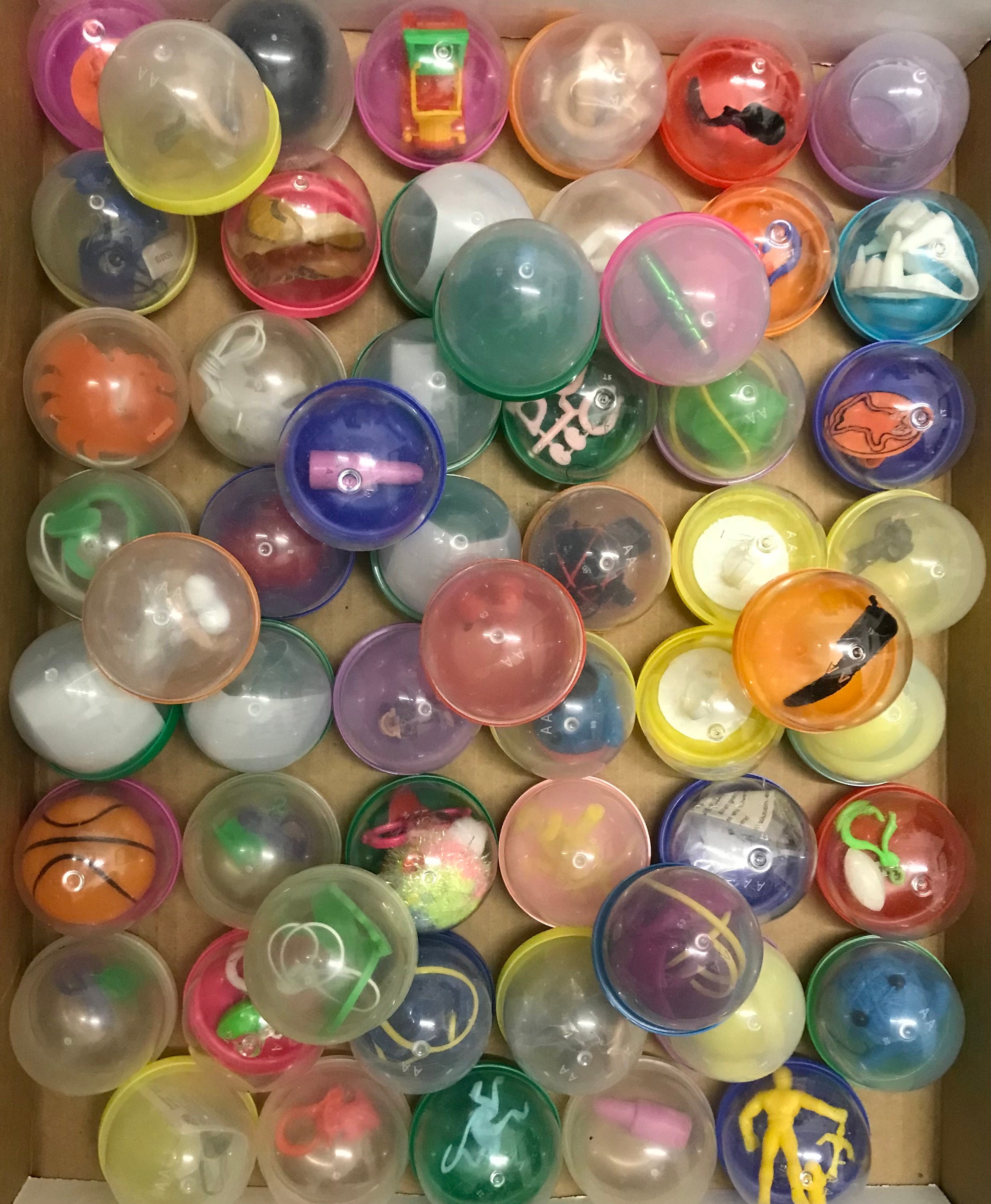 70 Capsules for Vending Machine ASSORTED 1980s 1990s Toys 2 Inch ...