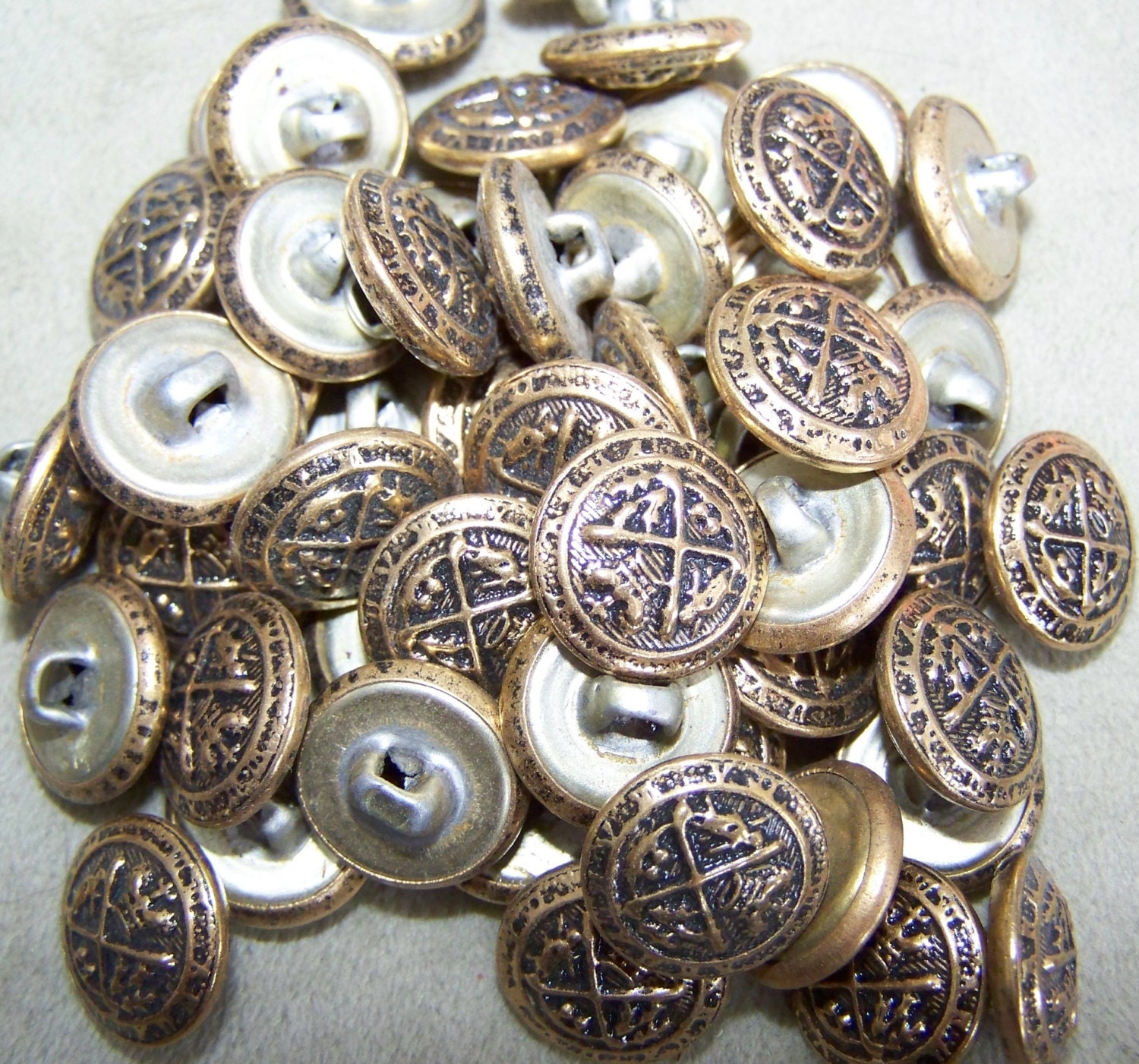 Edwardian Style Buttons 43 Brass GOLF Country Club Uniform Blazer ...