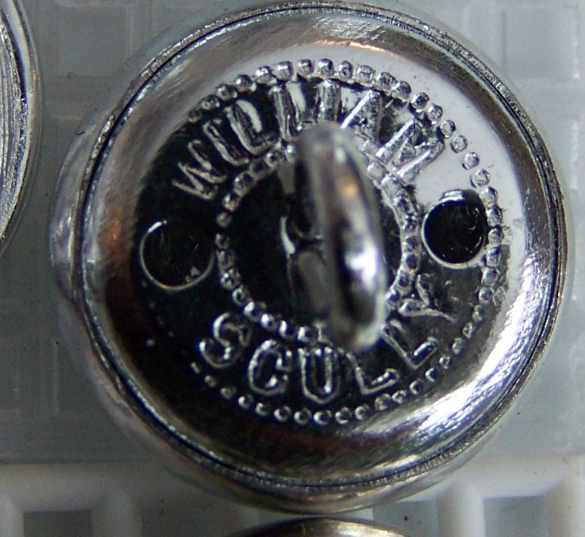 POLICE Buttons Cuff Collar 16 Silver Tone Letter P Generic Uniform ...