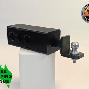 Titchy Hitch - Tiny Tow Ball for 2" Trailer Mount. Flexy Shin Protector ...