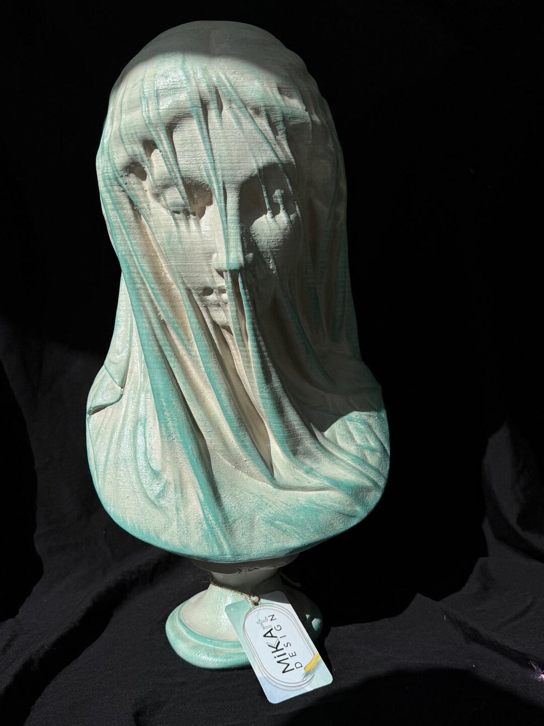 The Veiled Lady Statue 18.5 Inches ,virgin Lady Statue Sculpture,large ...