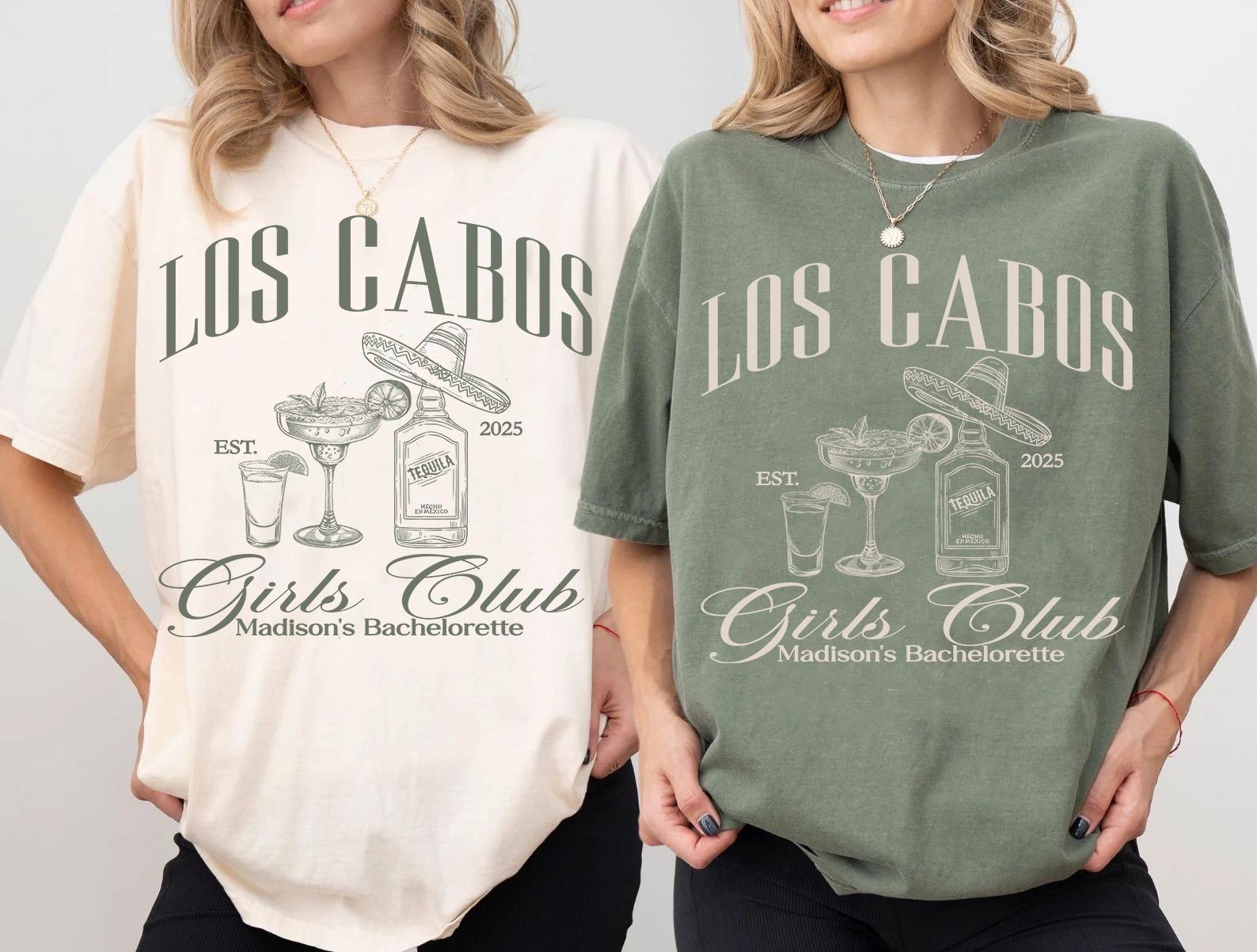 Comfort Colors® Cabo San Lucas Bachelorette Shirt, Custom Beach ...