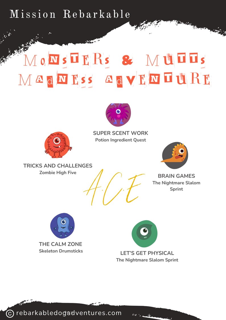 Dog Enrichment Activity - A Monsters and Mutts Adventure - Etsy