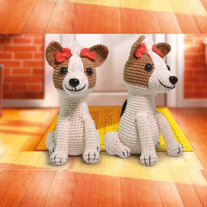 Mini Dog Crochet Pattern PDF – Amigurumi Puppy Tutorial – Baby Shower ...