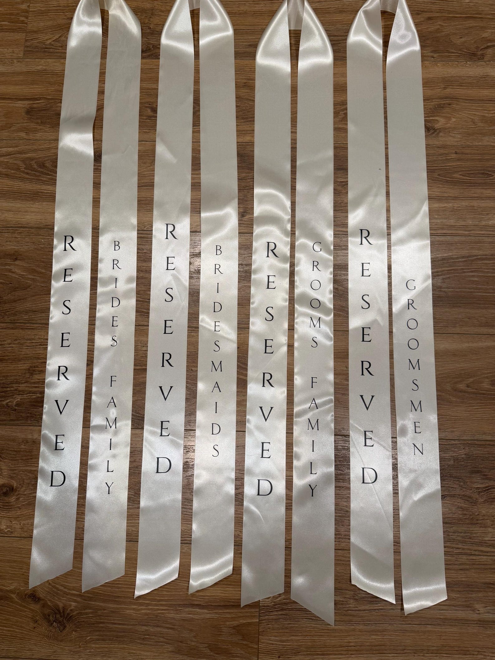 Wedding Ceremony - 10 Ribbons/bows - Personalized - Etsy