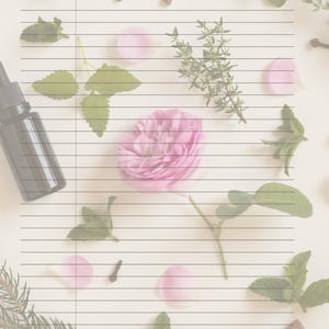 Herbs and Essential Oils Guide Template for Canva | Editable Healing ...